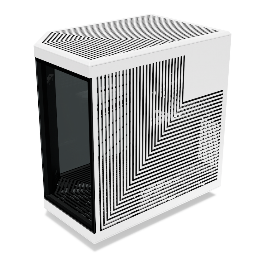 Y70 touch infinite - Our New PC Case with LCD Screen - Pitch Black | HYTE