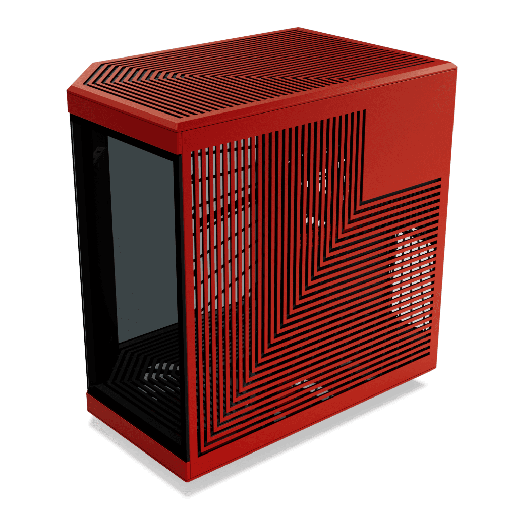 Y70 touch infinite - Our New PC Case with LCD Screen - Black Cherry | HYTE